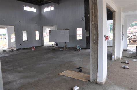 As Syakirin Lantai Simen Render Hampir Siap Lepas Ini Pasang Jubin Pula