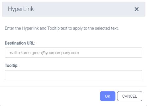 How To Add A Mailto Hyperlink To A Signature Exclaimer Knowledge Base