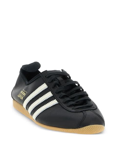 Adidas Japan Logo Detail Stripes Sneakers Black Farfetch