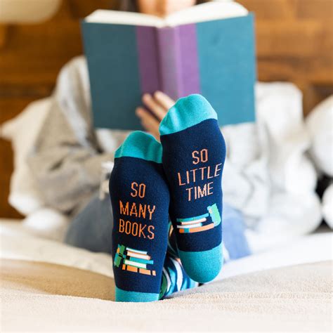 Lavley Book Nerd Socks Funny Novelty Socks For Men And Women