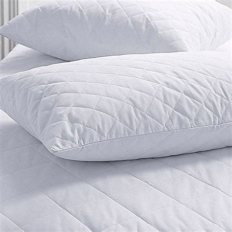 Set Of 2 New Zippered Quilted Pillow Covers Standard Size