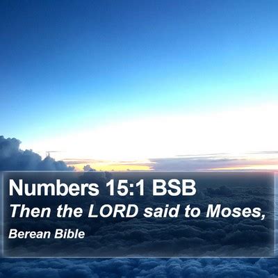Numbers 15 Bible Images Numbers Chapter 15 Bsb Bible Verse Pictures