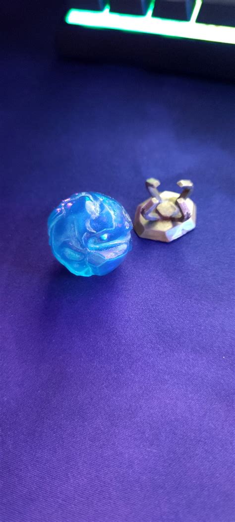 Hextech Crystal Gems League Of Legends Arcane Jinx Vi Blue Etsy