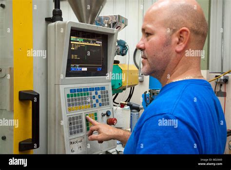 CNC Control Panel For Industrial Machinery Stock Photo Alamy