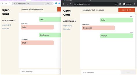 React Js Chat App With Creating A Chat Application Using By Mahammad Momin Ms