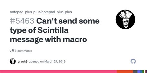 Cant Send Some Type Of Scintilla Message With Macro · Issue 5463