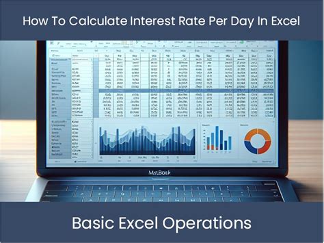 Excel Tutorial How To Calculate Interest Rate Per Day In Excel