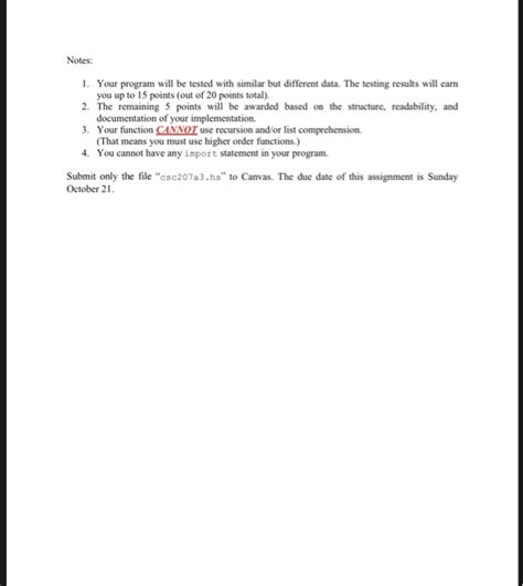 Solved In This Assignment You Are Going To Write A Haskell