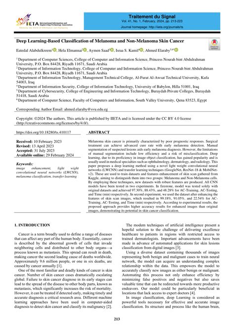 Pdf Deep Learning Based Classification Of Melanoma And Non Melanoma Skin Cancer