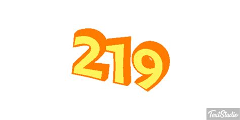 219 Number Animated  Logo Designs