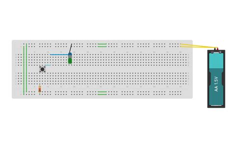 Circuit Design 3 Leds Push Bottons Tinkercad