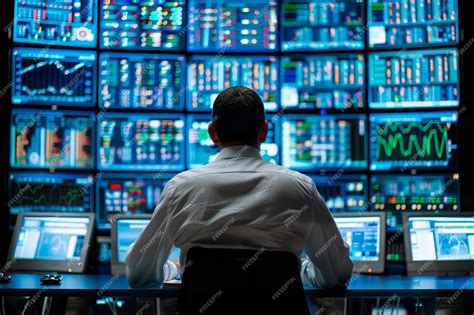 A Cybersecurity Expert Sits At A Desk Analyzing Network Traffic On A