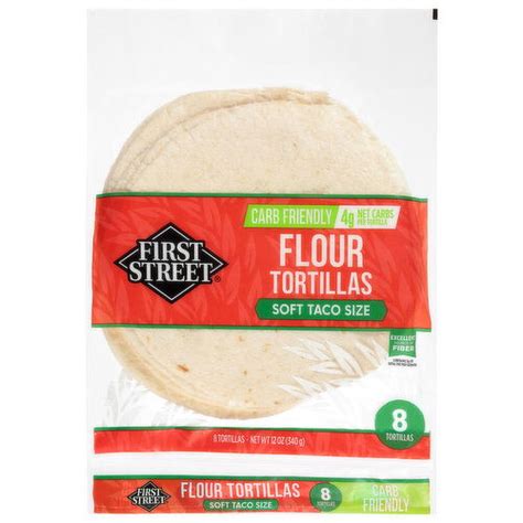 First Street Soft Taco Size Flour Tortillas Smart And Final