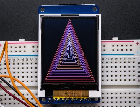 breakout wiring and test 1 8 tft display breakout and shield adafruit learning system