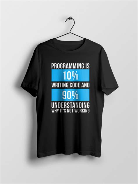 Programming Is Coding Tshirt Geekotee