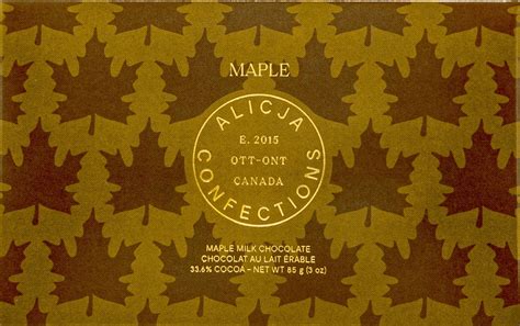 Maple • Maple 33 6 Milk Chocolate Alicja Confections