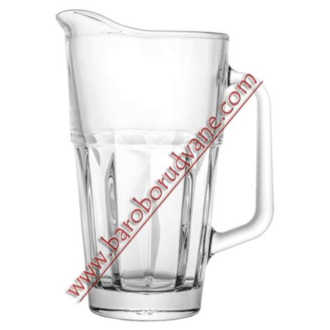 Стъклена кана с дръжка