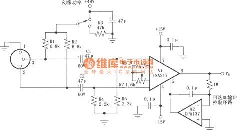 麦克风电路图 麦克风图 9014咪头放大电路 第12页 大山谷图库