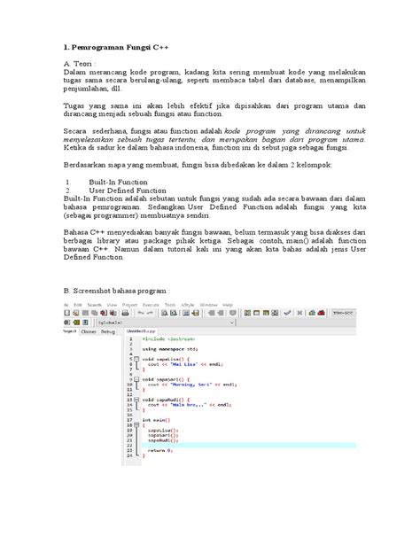 Pemrograman Fungsi C Pdf
