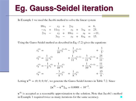Ppt Numerical Analysis Linear Equations Ii Powerpoint Presentation Id 3377596