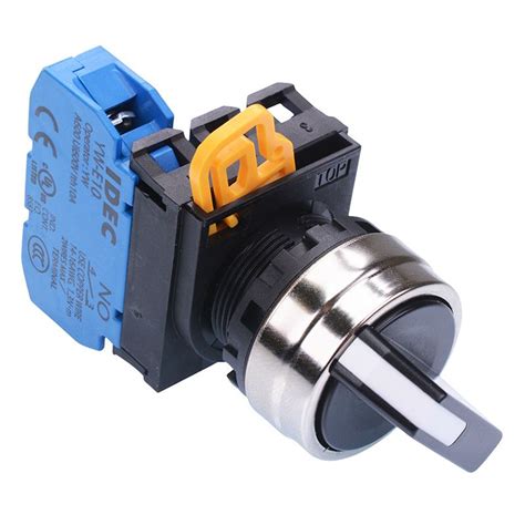 Yw4s 2e10 22mm Metal Bezel 2 Position Maintained Selector Switch No Ip
