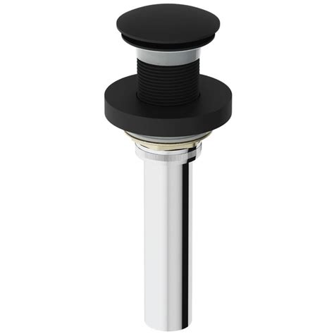 Vigo Vessel Bathroom Sink Pop Up Drain And Mounting Ring In Matte Black