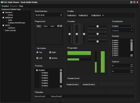 Delphistyles Vcl Style Darkoutletmedia