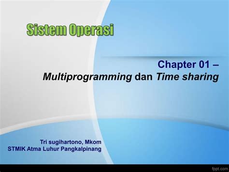 Materi Penjadwalan Cpu And Algoritma Penjadwalan Cpu Pptx