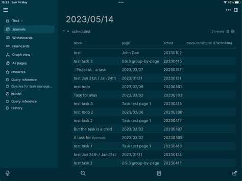 Show The Scheduled Date As A Column In Querys Table View Feature
