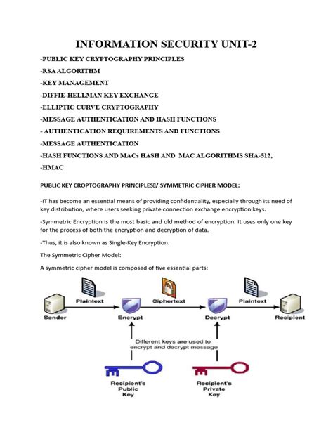Is Unit 2 Pdf Key Cryptography Cryptography