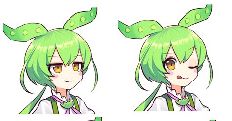 ずんだもん ずんだもん立ち絵完成！ Kellymaeのイラスト Pixiv