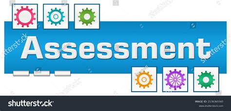 Assessment Concept Image Text Gear Symbols Stock Illustration 2136365565 Shutterstock