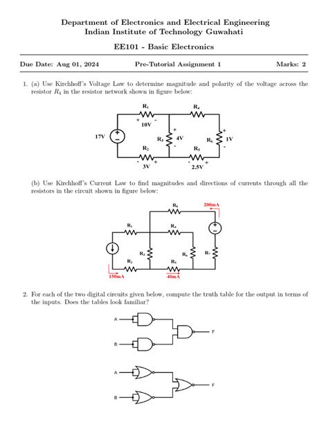 Pre Tutorial Question 1 2024 Pdf