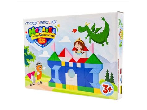 Мягкая магнитная мозаика Magneticus Замок - купить с доставкой по ...