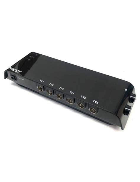 Crest Uhf Vhf Digital Tv Signal Splitter Distributor 6 Outputs W Lane