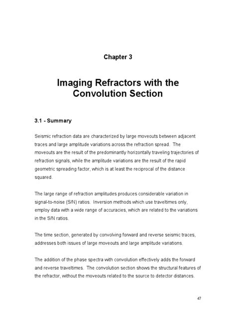 Palmer 04 Digital Processing Of Shallow Seismic Refraction Data Pdf Pdf Reflection