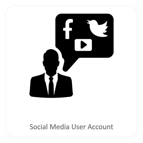Social Media User Account Icon Concept 26515205 Vector Art At Vecteezy