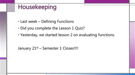 Evaluating Functions Basic Rules Day 2 PPTX