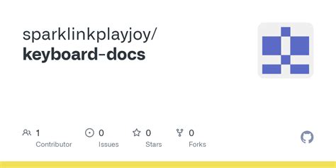 Github Sparklinkplayjoykeyboard Docs