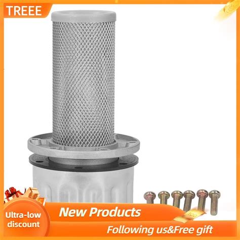 Treee Hydraulic Oil Tank Air Cleaner Easy To Replace Filter Carbon Steel 6 26in Height Strong