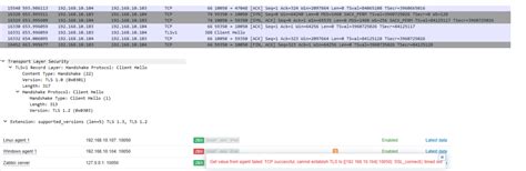 Tls Handshake Failed At Client Hello With Psk And Zabbix Agent 2 Crashes Zabbix Forums