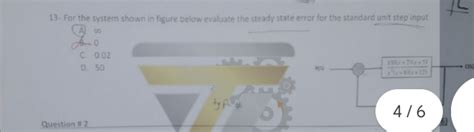 Solved For The System Shown In Figure Below Evaluate Chegg