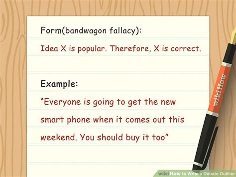 Ways To Write A Debate Outline WikiHow