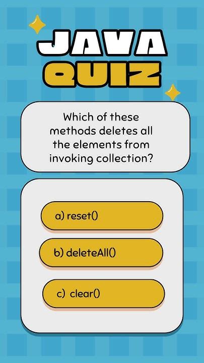 Java Quiz Javaquiz Javainterviewquestions