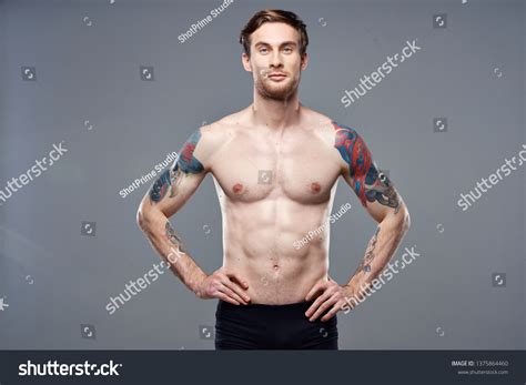 Male Residual Naked Body Tattoo On Stock Photo 1375864460 Shutterstock