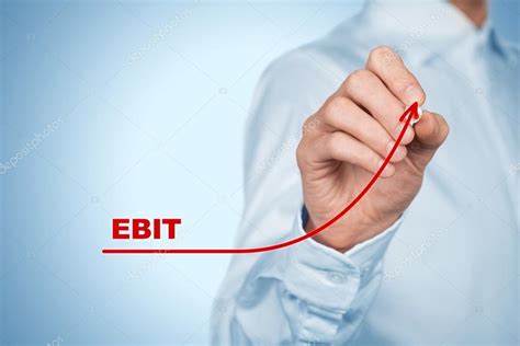 Businessman Draw Graph With Growing EBIT Stock Photo Jirsak