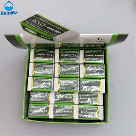 Office And School Stationery Arabic Plastic Pvc Rubber Eraser With Box