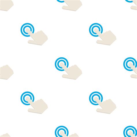 Touching Cursor Pattern Seamless Vector Vector Art At Vecteezy
