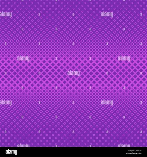 Purple Symmetrical Geometric Halftone Square Pattern Background Vector Graphic Stock Vector