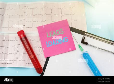 Text Caption Presenting Leads Loading Word For Initiating Customer Regards With The Generating